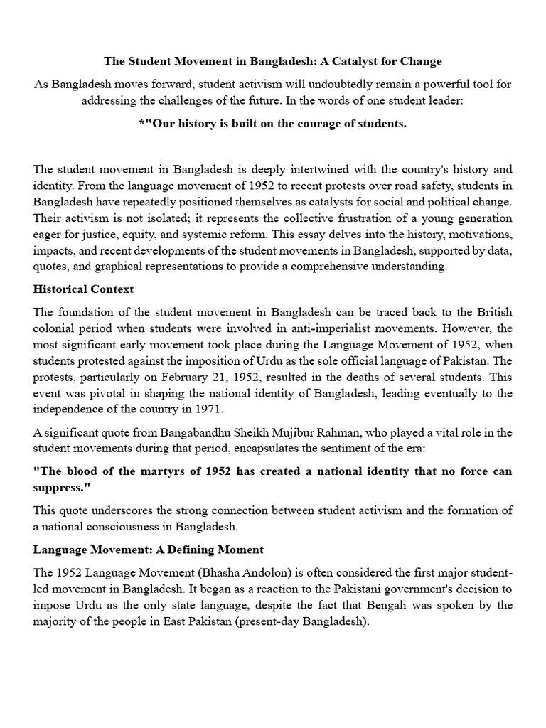 Student Movement1 | PDF