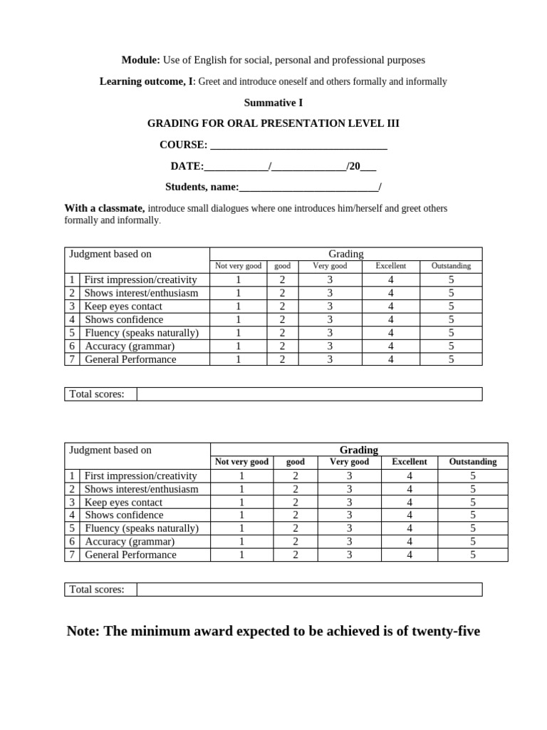 Module_I_oral_for_level_three-test one oral | PDF | Human Communication ...