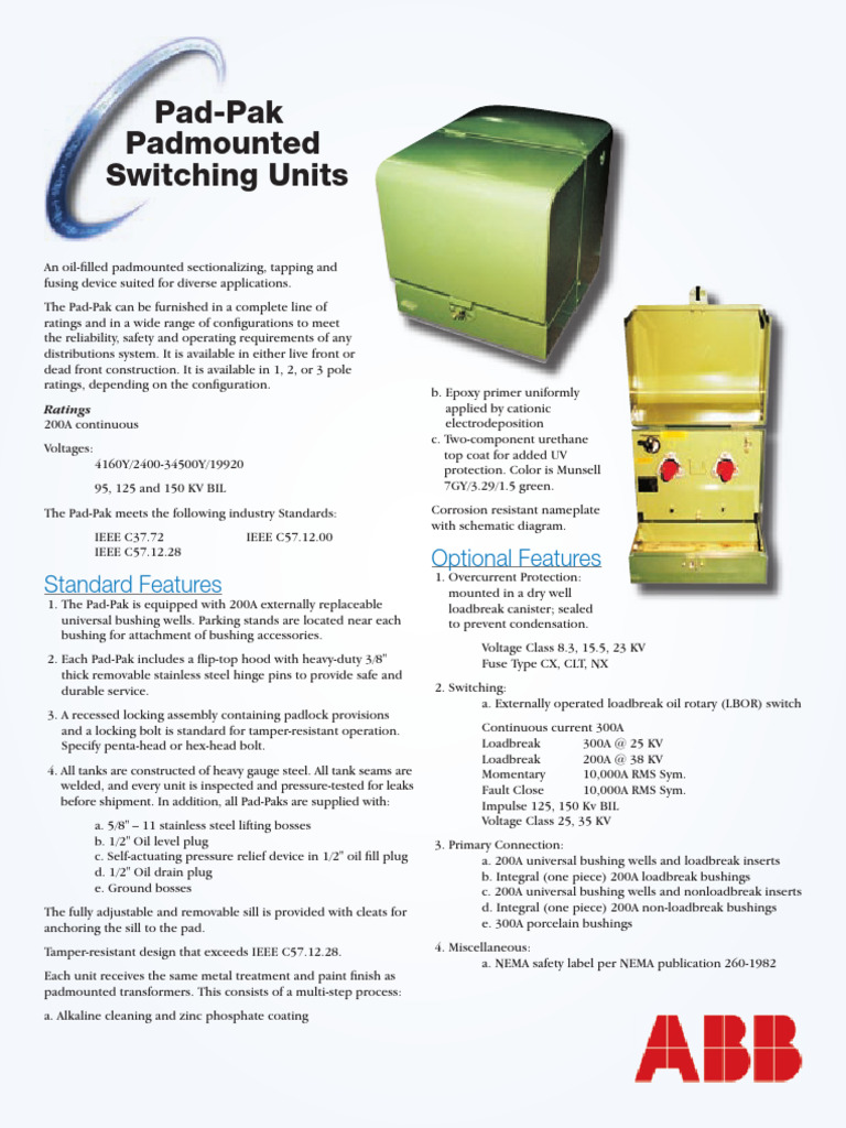 Pad-Pak | PDF | Electrical Engineering | Electricity