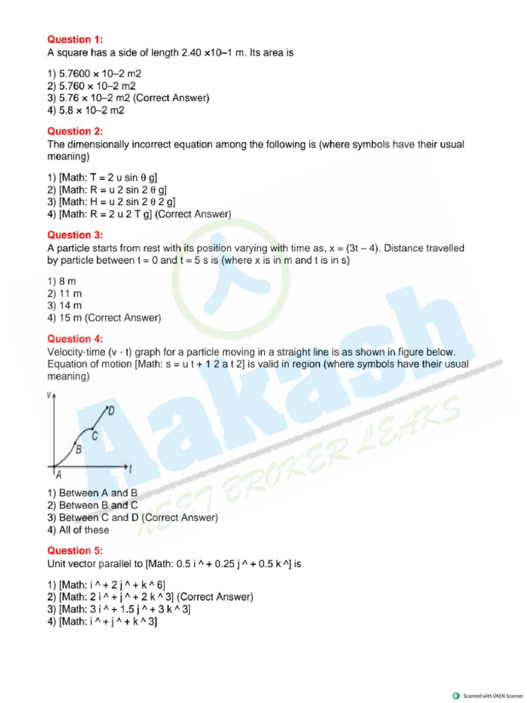 Practice Aiats Rm | PDF