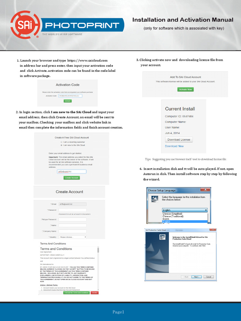 PhotoPrint Installation Manual | PDF | Software | Installation (Computer Programs)