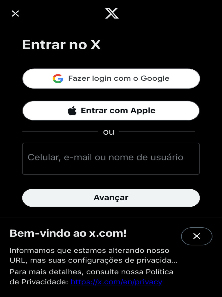 Entrar no X X | PDF