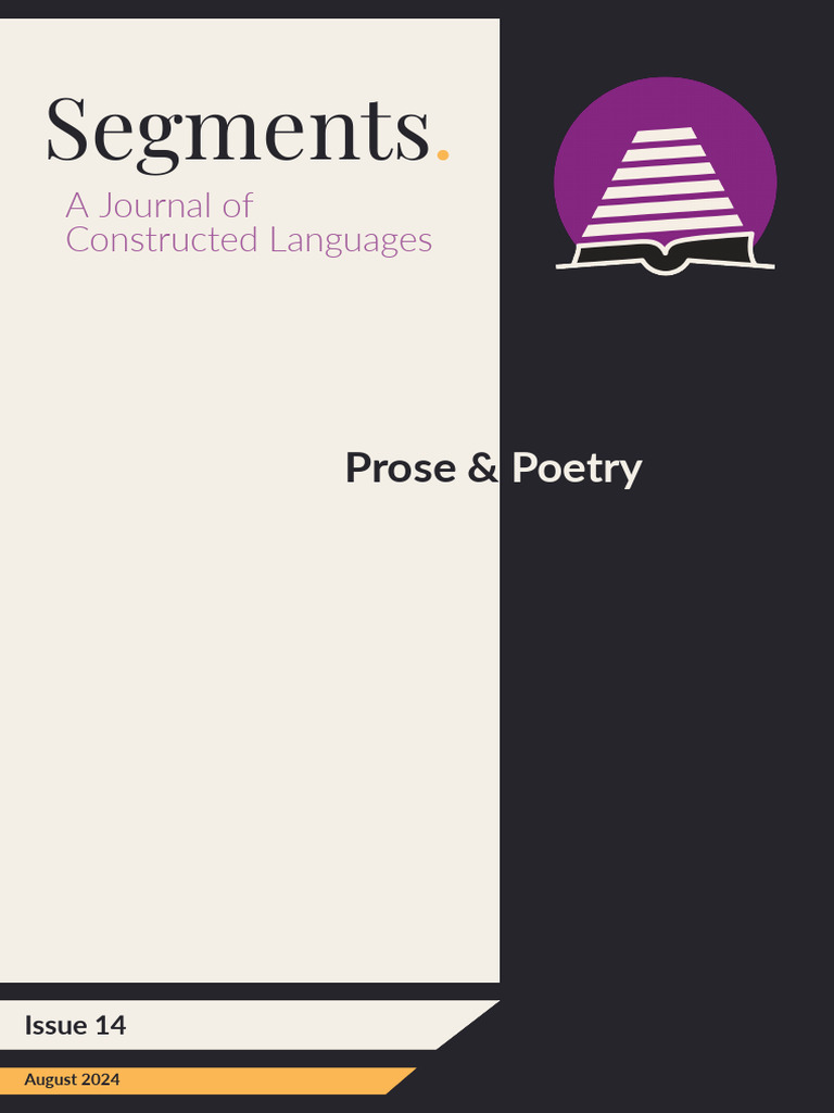 Prose & Poetry in Constructed Languages | PDF | Metre (Poetry) | Syllable