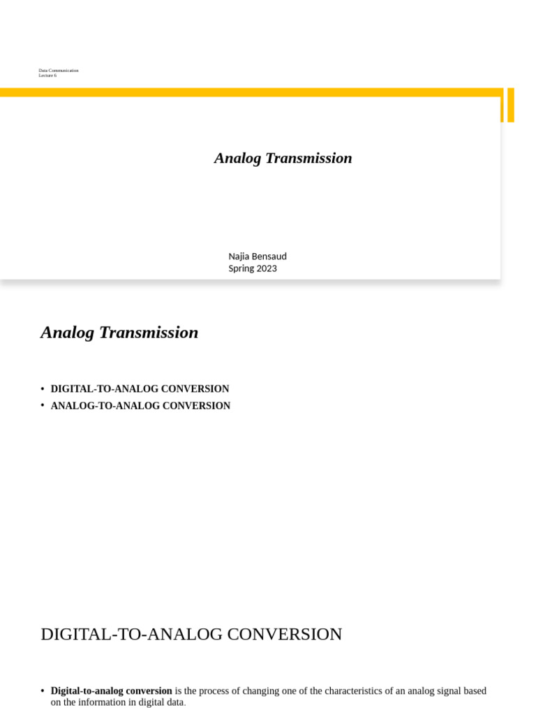 Data Communication- 6 | PDF | Modulation | Frequency Modulation