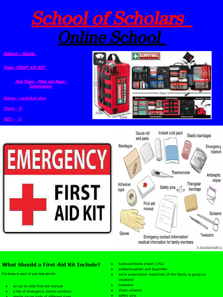 SEWA - First Aid - Types of Injuries and Their Precaution, by ...
