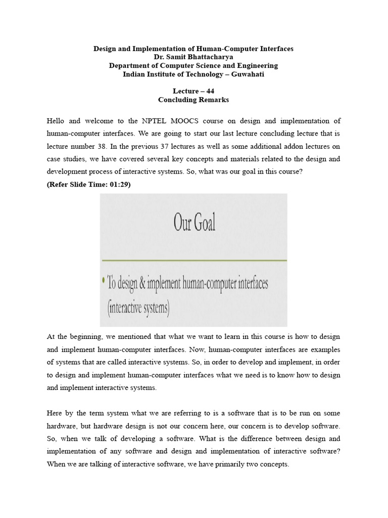 lec44 | PDF | Usability | Prototype