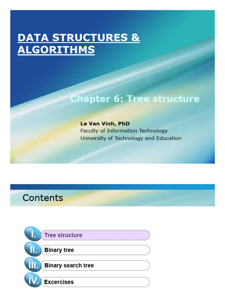 Chapter 6 - Tree structures - updated | PDF | Algorithms And Data ... Chapter 6 - Tree structures - updated | PDF | Algorithms And Data ...