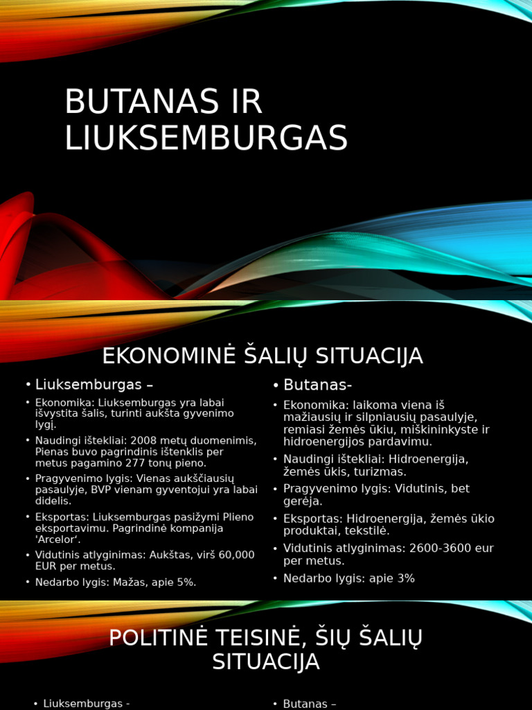 Butanas Ir Liuksemburgas | PDF