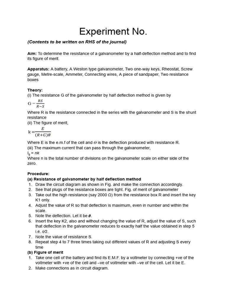 Experiment No. 04 | PDF | Metrology | Electromagnetism