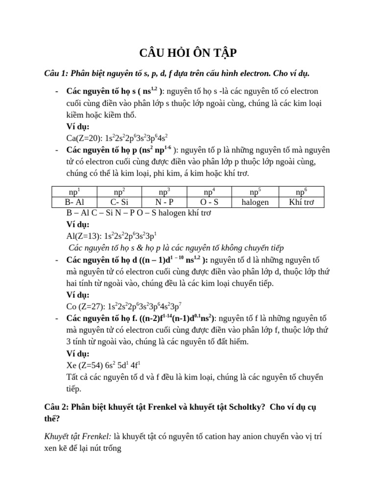 Cau Hoi On Tap HHCR | PDF