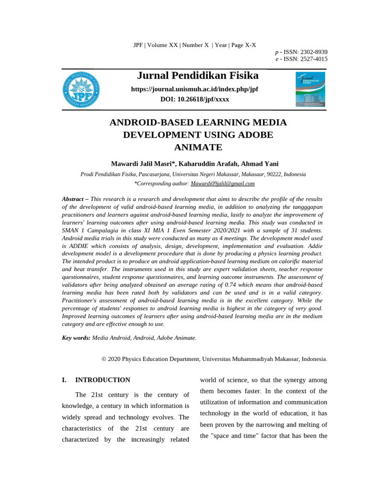 artikel english ardi | PDF | Adobe Flash | Learning