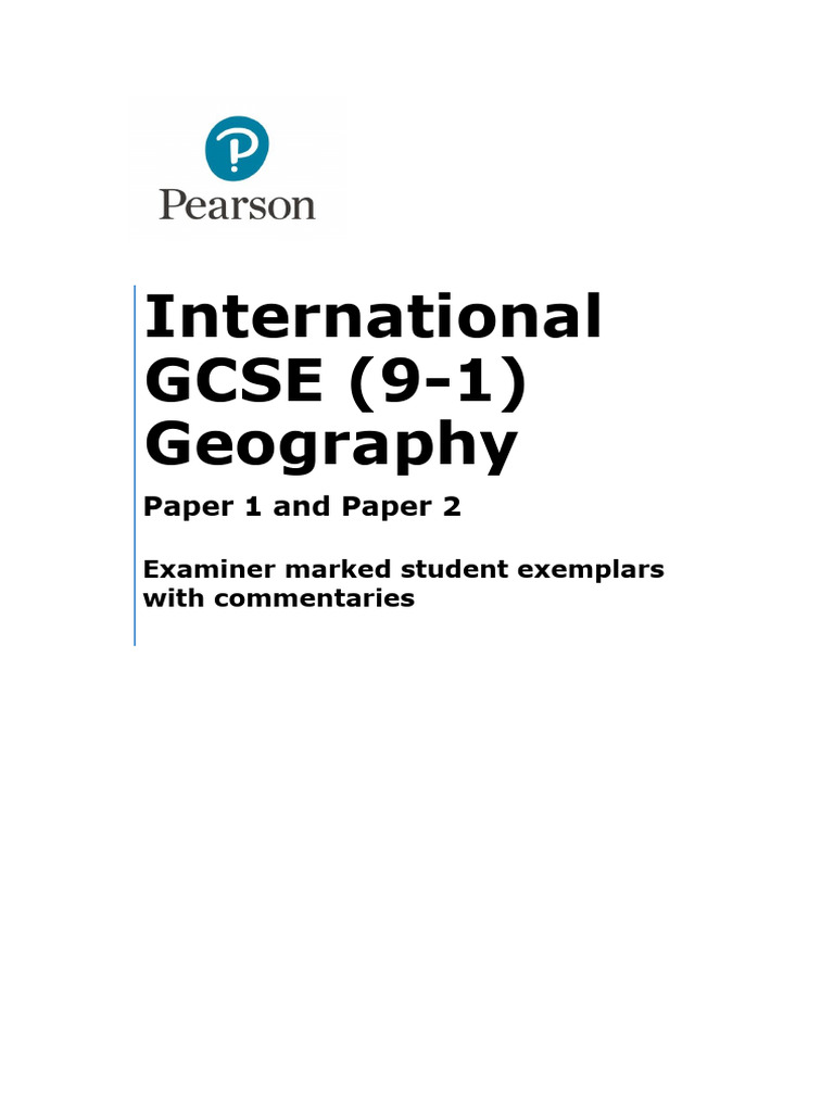 Examiner Marked Student Exemplars Paper 1 and Paper 2 | PDF | Accuracy ...