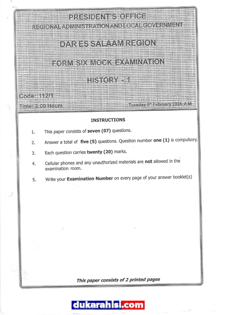 History 1 Moko f6 Dar 1 | PDF