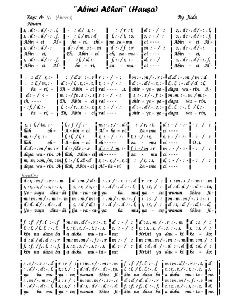 Abinchi Alheri by Jude Nnam | PDF