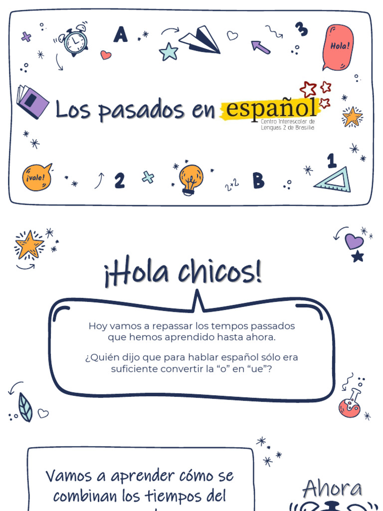 Los pasados en español | PDF | Tipología Lingüística | Lingüística