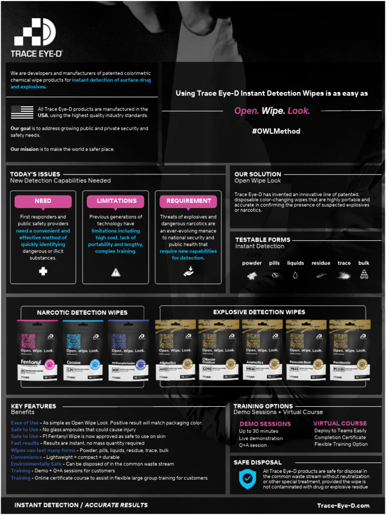Trace Eye-D Infographic | PDF | Waste