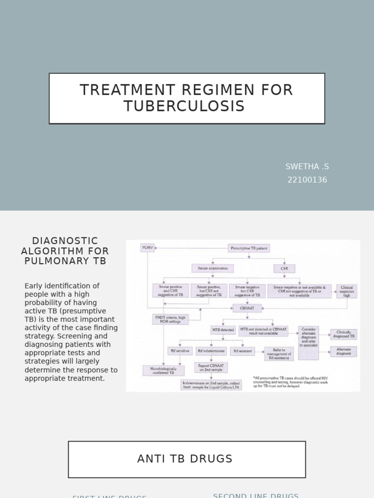 tb trt copy | PDF | Tuberculosis | Pharmacology