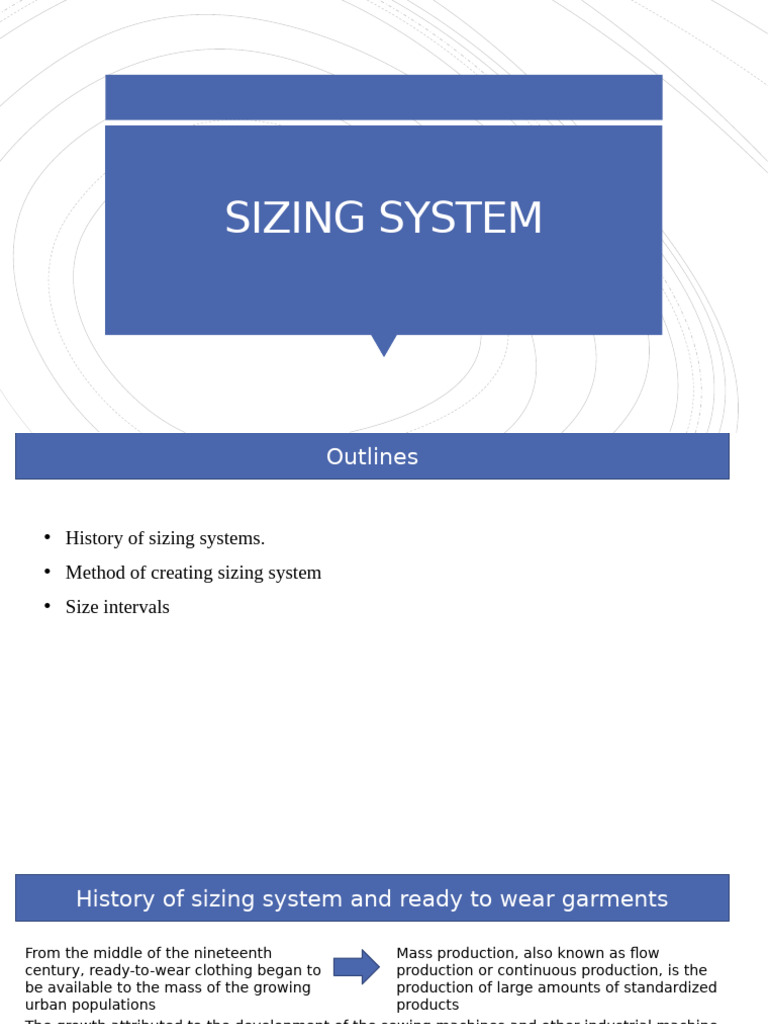 Sizing System Development | PDF | Sampling (Statistics) | Principal Component Analysis