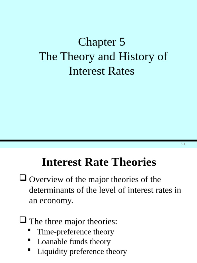 Chapter 5 Interest Rates | PDF | Interest | Interest Rates