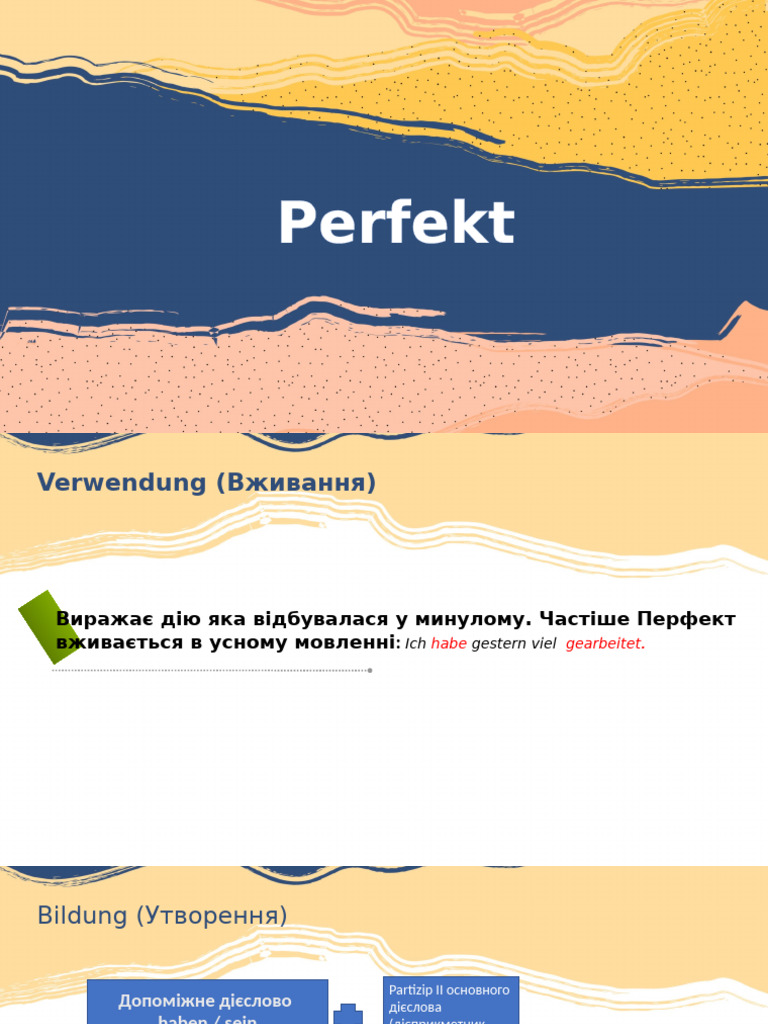 Perfekt | PDF
