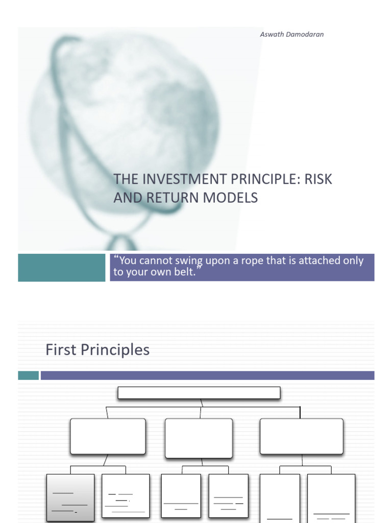 Risk and Return | PDF | Financial Risk | Diversification (Finance)