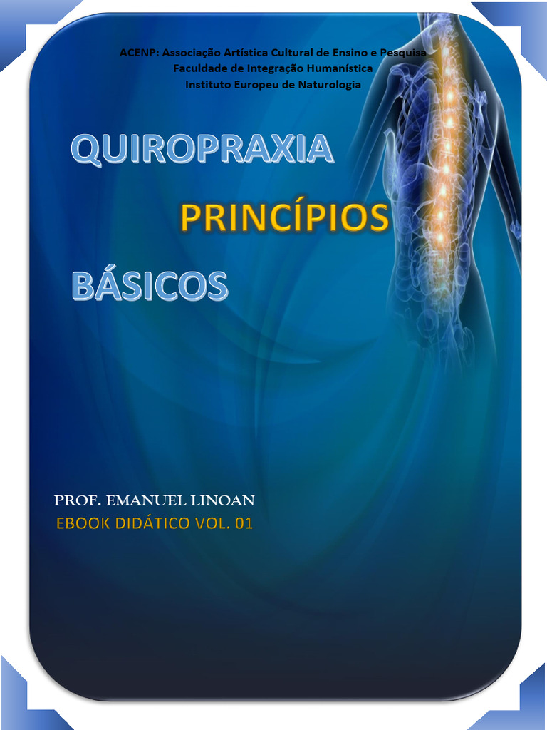 Ebook 01 Quiropraxia Principios Basicos | PDF | Quiroprático | Coluna vertebral