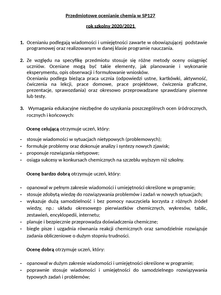 PSO Chemia | PDF
