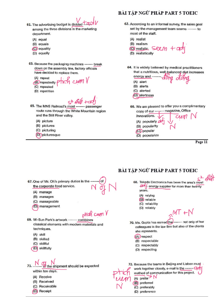 WORD FORM PRACTICE 3 linh thảo 2 | PDF