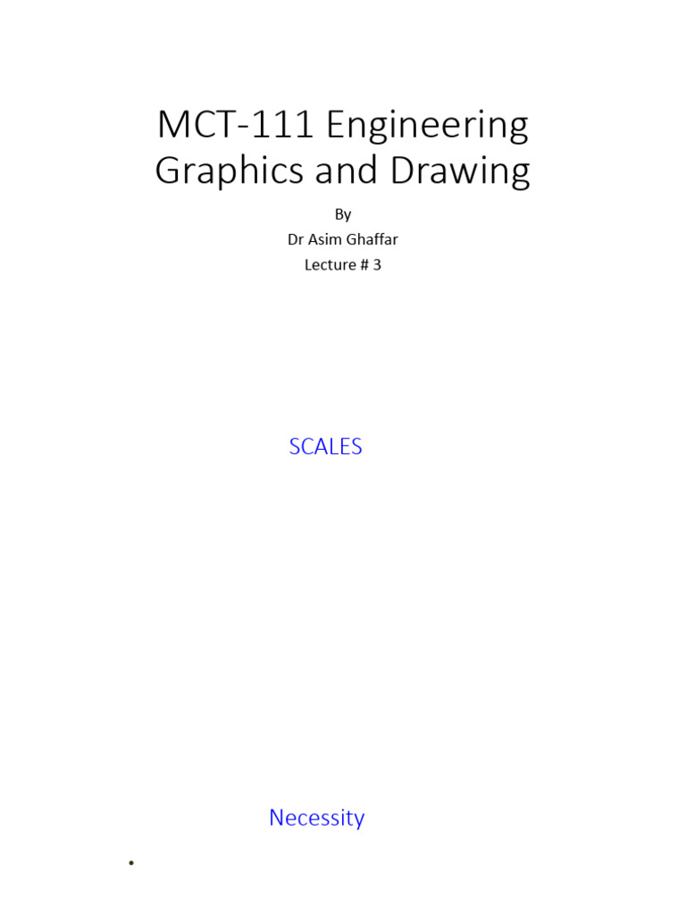 Understanding Engineering Scales in Drawings | PDF | Circle | Dimension
