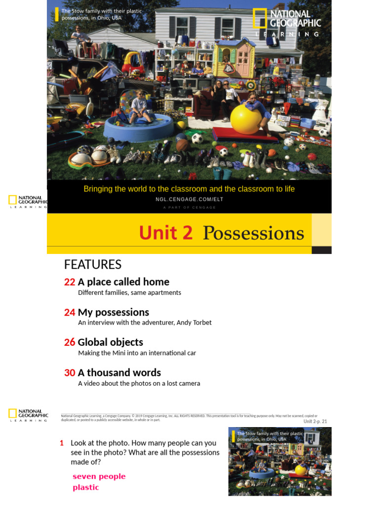 Tacb3 - PPT Slides Unit 2a-1 | PDF | Grammatical Number | Plural