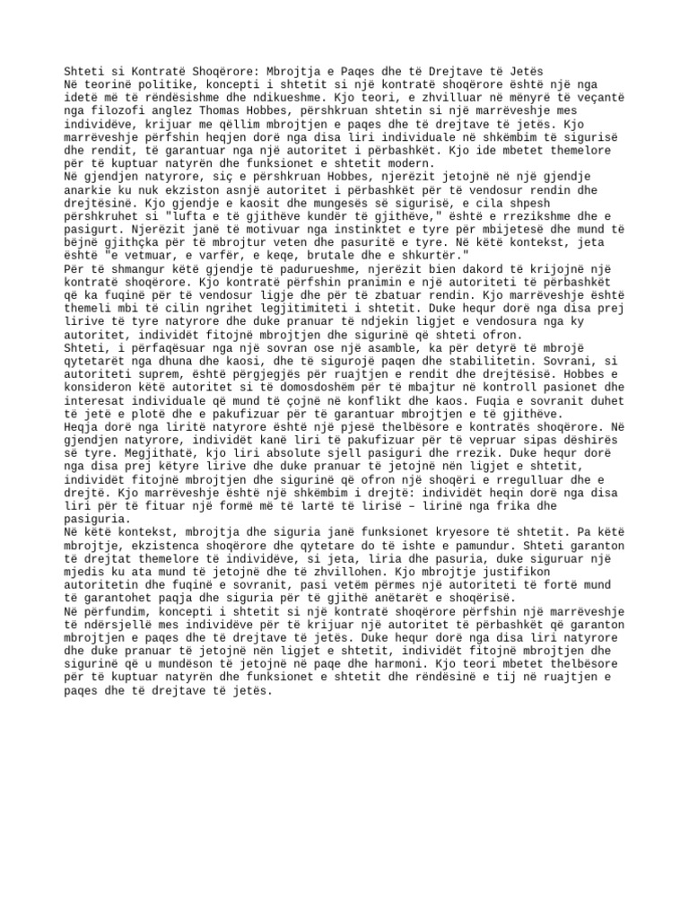 Eseja e Filozofis Projekt | PDF