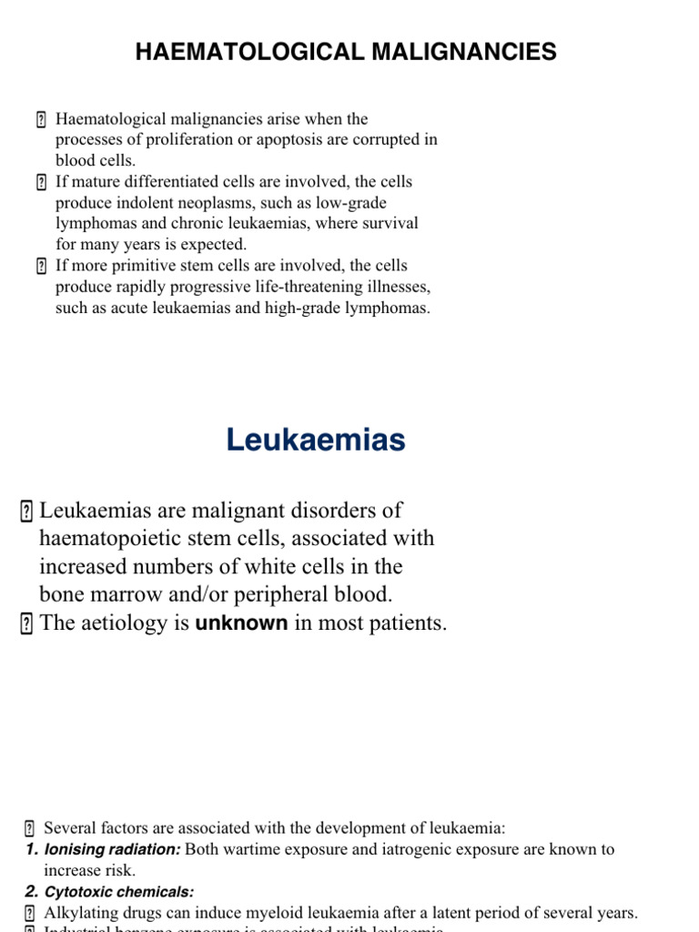 14 - Haematologic Malagnancies | PDF