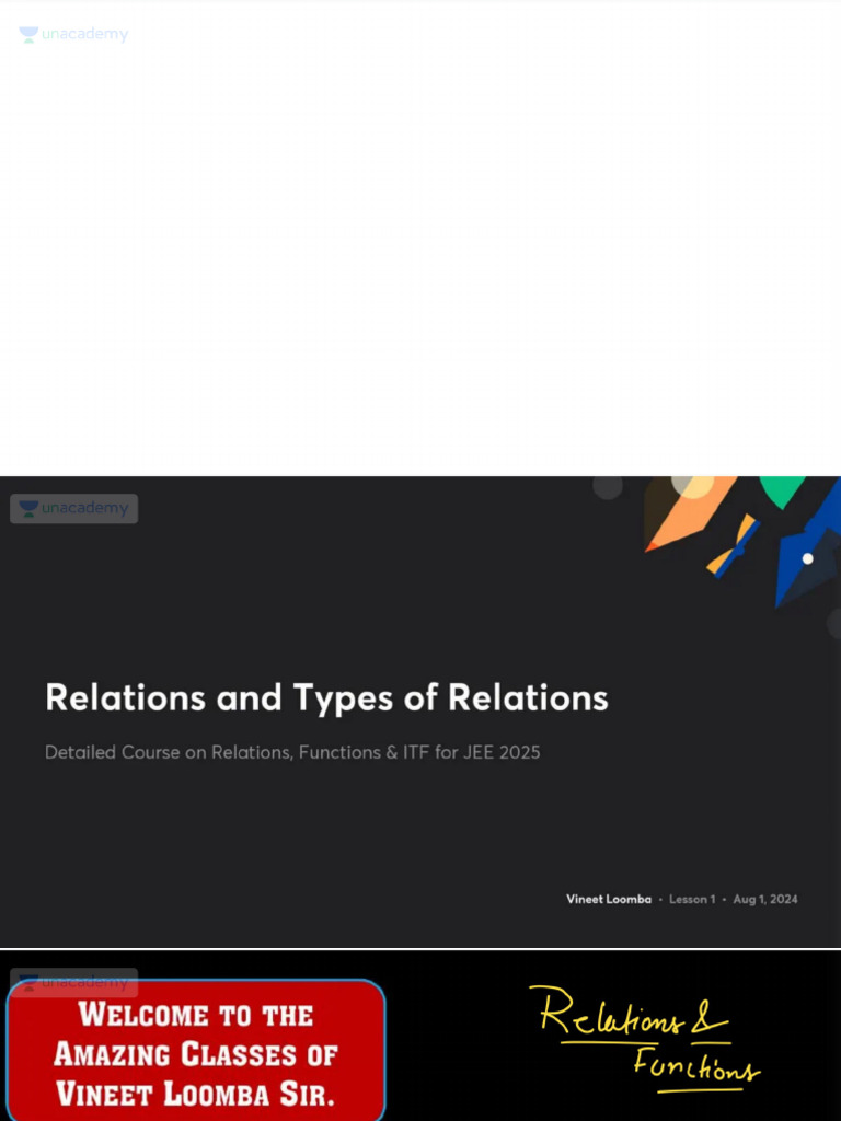 Relations and Types of Relations With Anno | PDF