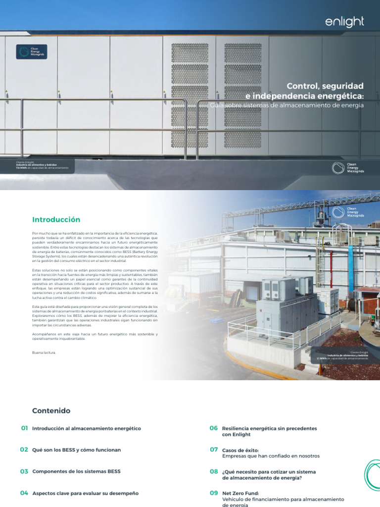 Enlight Guia BESS 2024 | PDF | Energía renovable | Fotovoltaica