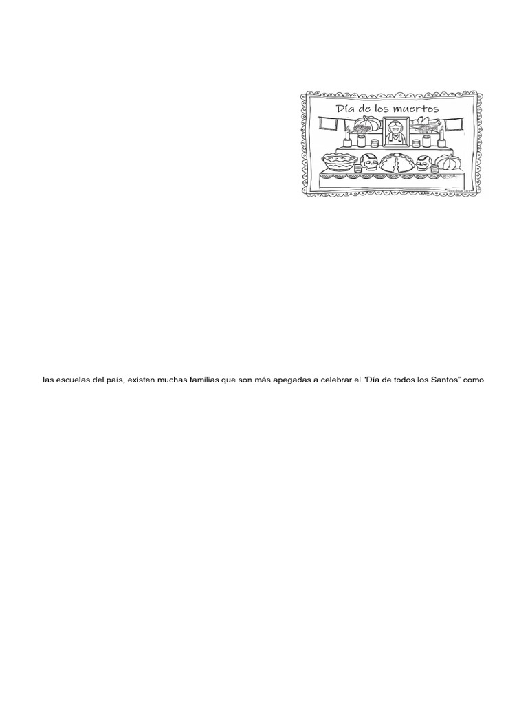 Comprension Lectora Dia de Muertos | PDF | México