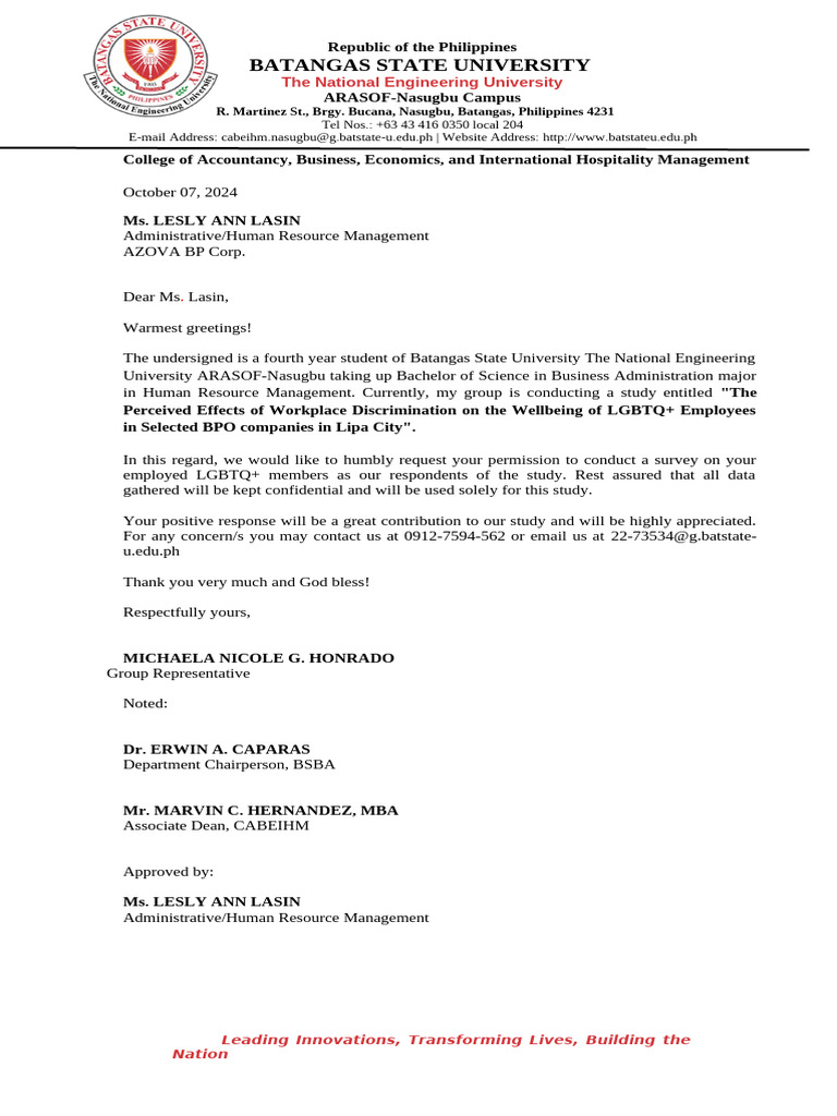 AZOVA BP Corp. Letter | PDF