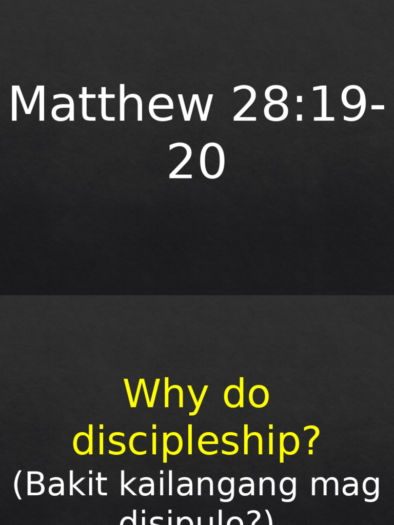 Why Make Disciples | PDF | Religion & Spirituality