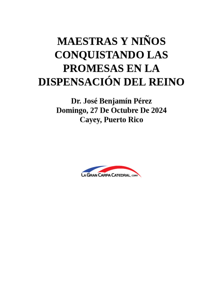 SPA-2024-10-27-maestras y Ninos Conquistando Las Promesas en La ...