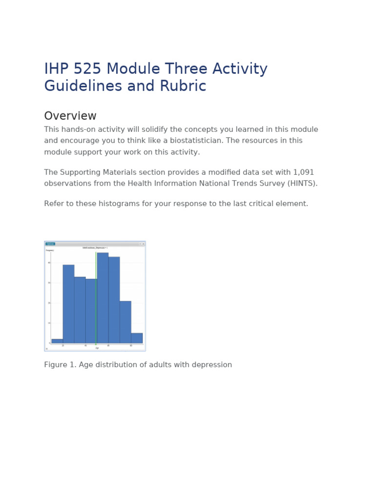 Module Three Activity Guidelines and Rubric 6859397710189962 | PDF ...