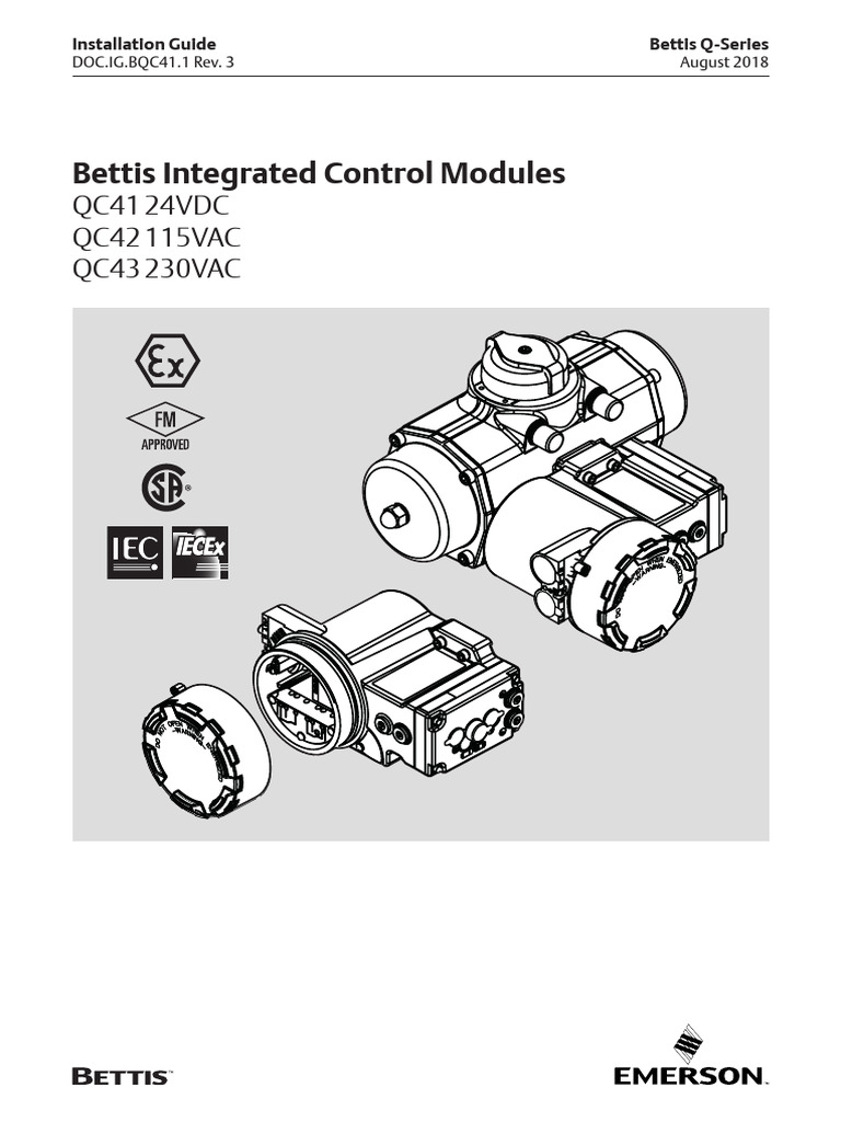 Bettis Q-Series Control Module Installation | PDF | Switch | Actuator