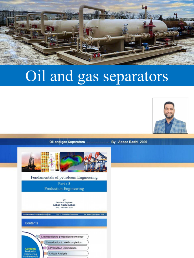 Oil and Gas Separators | PDF | Chemistry | Gases