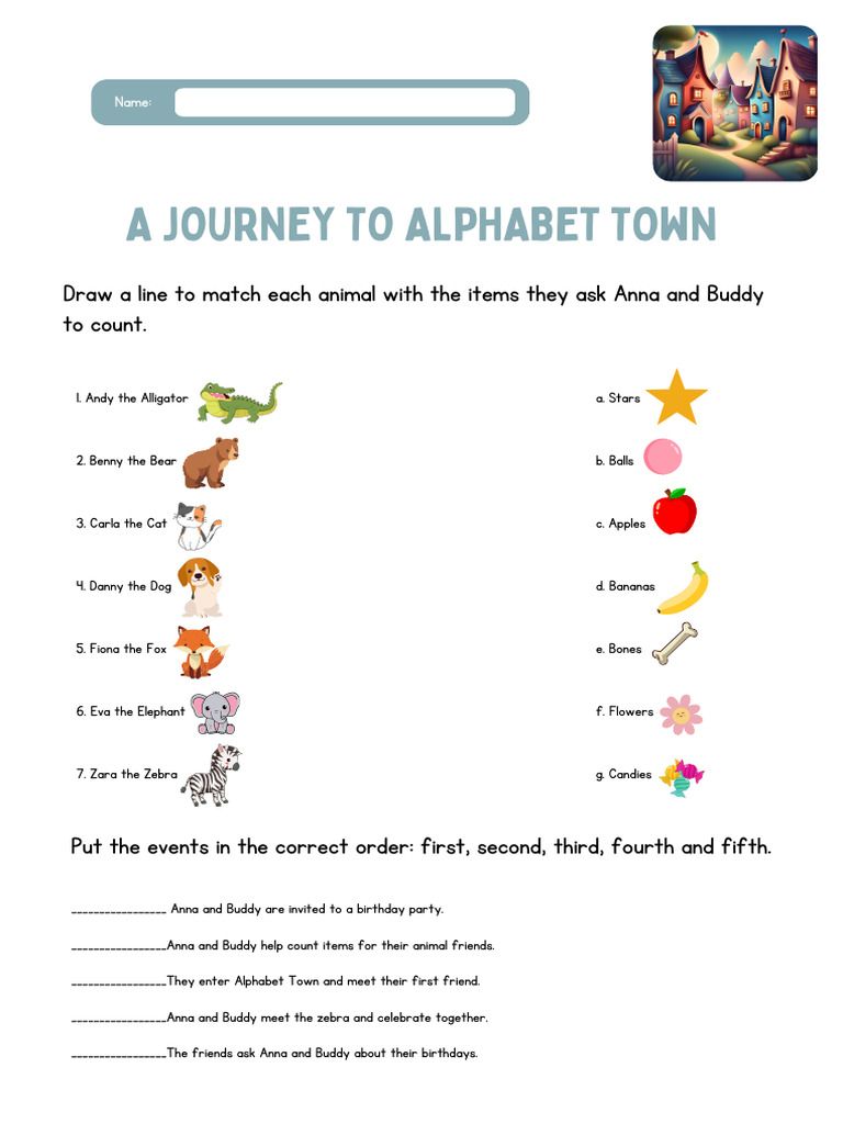 Alphabet Town Animal Adventure Guide | PDF | Language Arts & Discipline