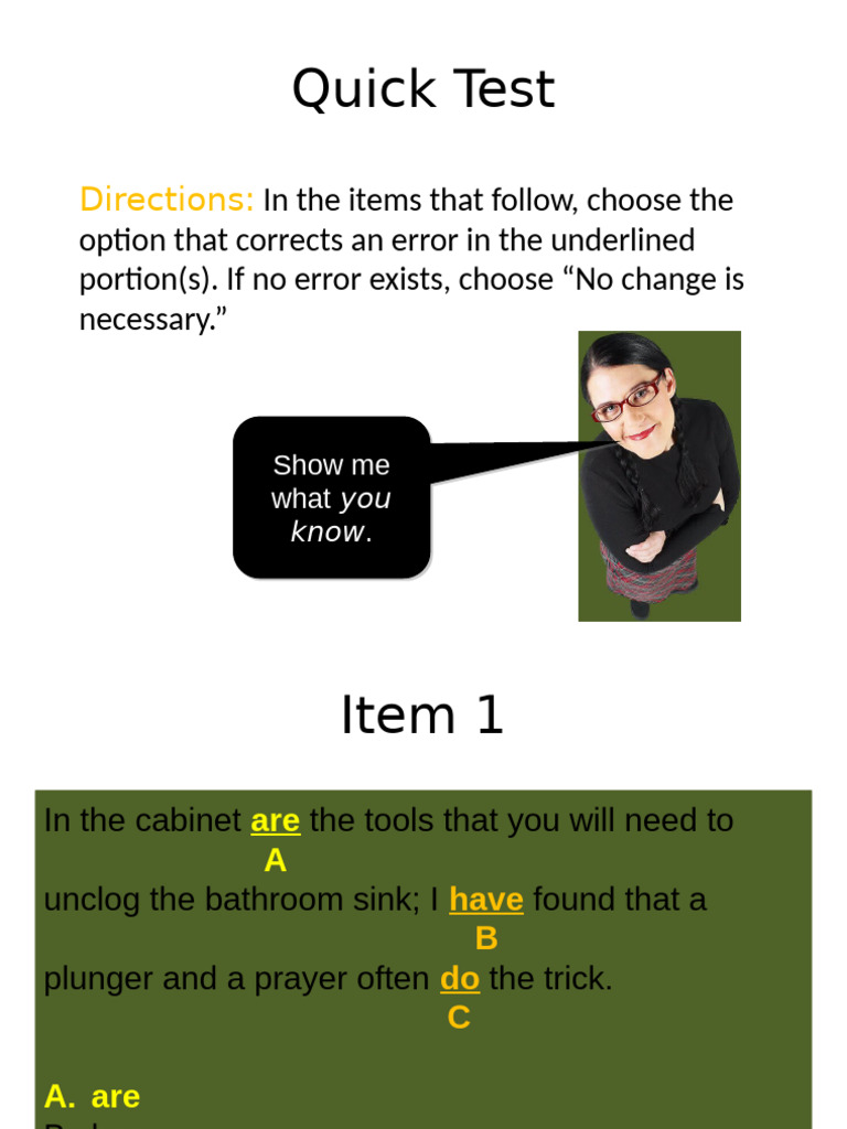 GR M#2 Quick Test SVA | PDF