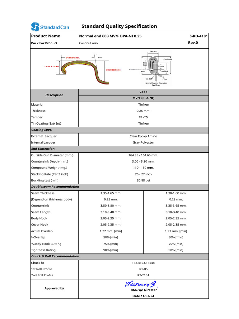 S-RD-4181-603 MV - F BPA-NI 0.25 MM - 4181 Rev.0 | PDF | Industrial ...