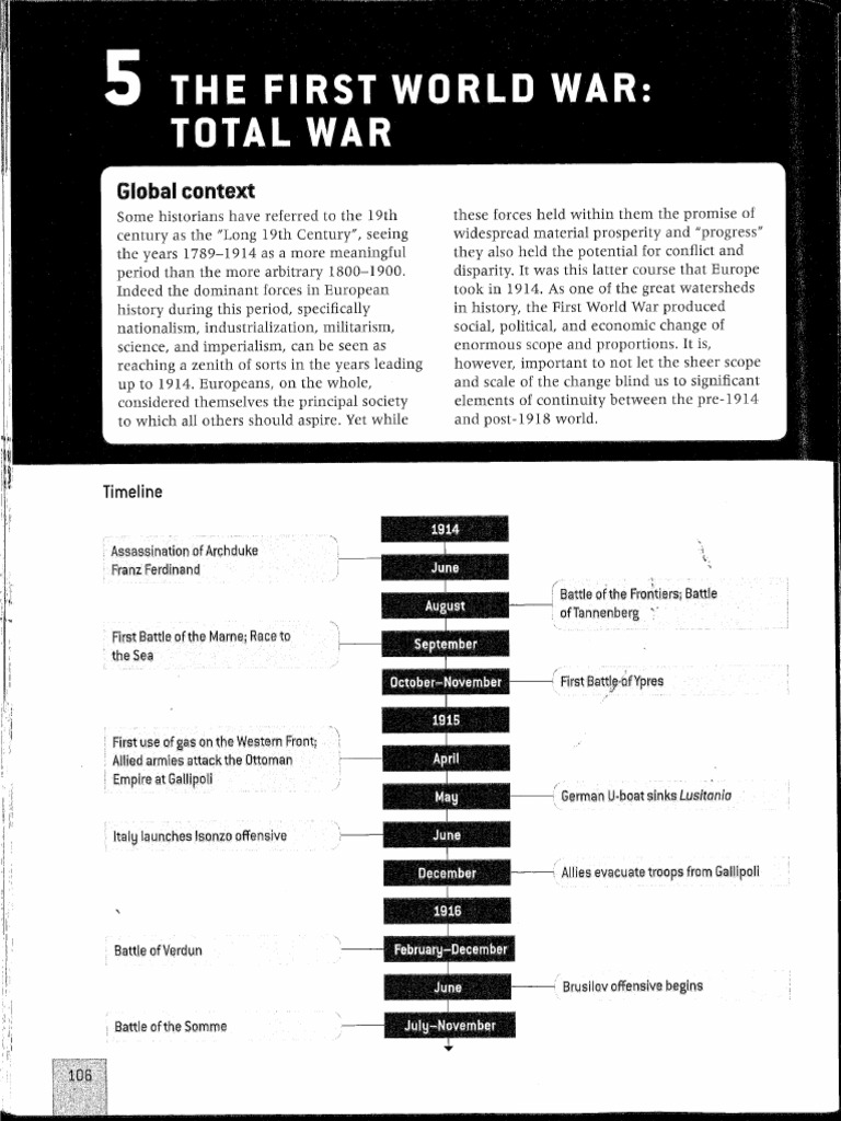 The First World War | PDF
