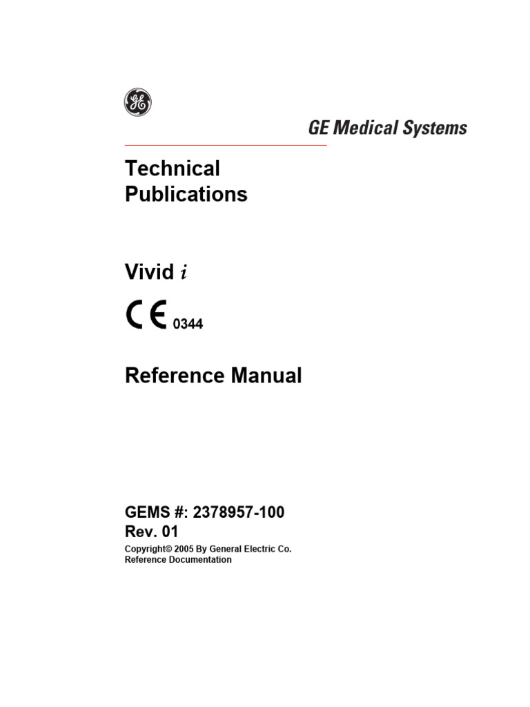 Ge Vivid I User Reference Manual 1 Pdf Diastole Ventricle Heart
