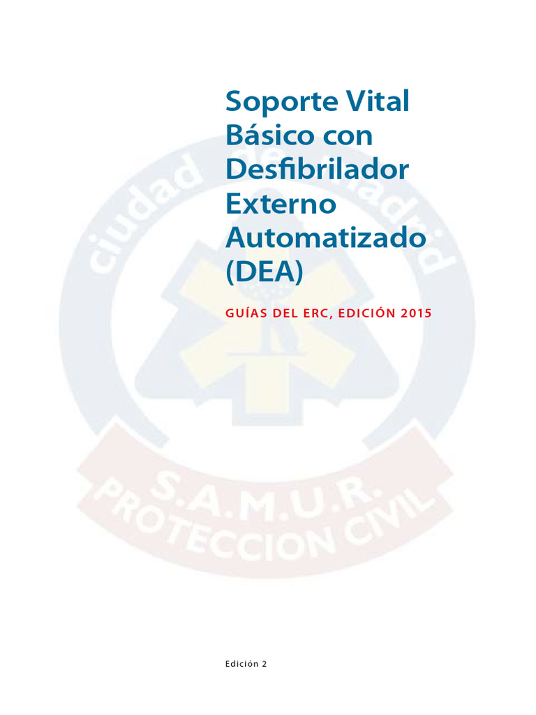 Manual SVB DEA | PDF | Reanimación cardiopulmonar | Paro cardíaco