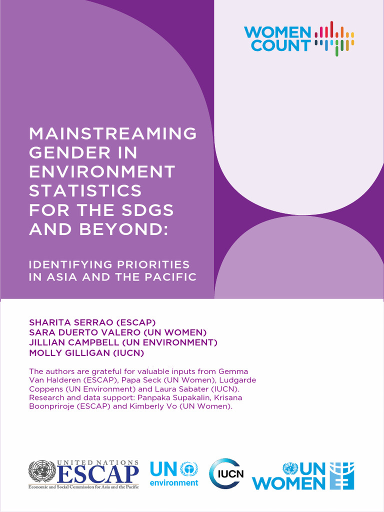 Measuring the gender environment nexus in Asia and the Pacific | PDF ...