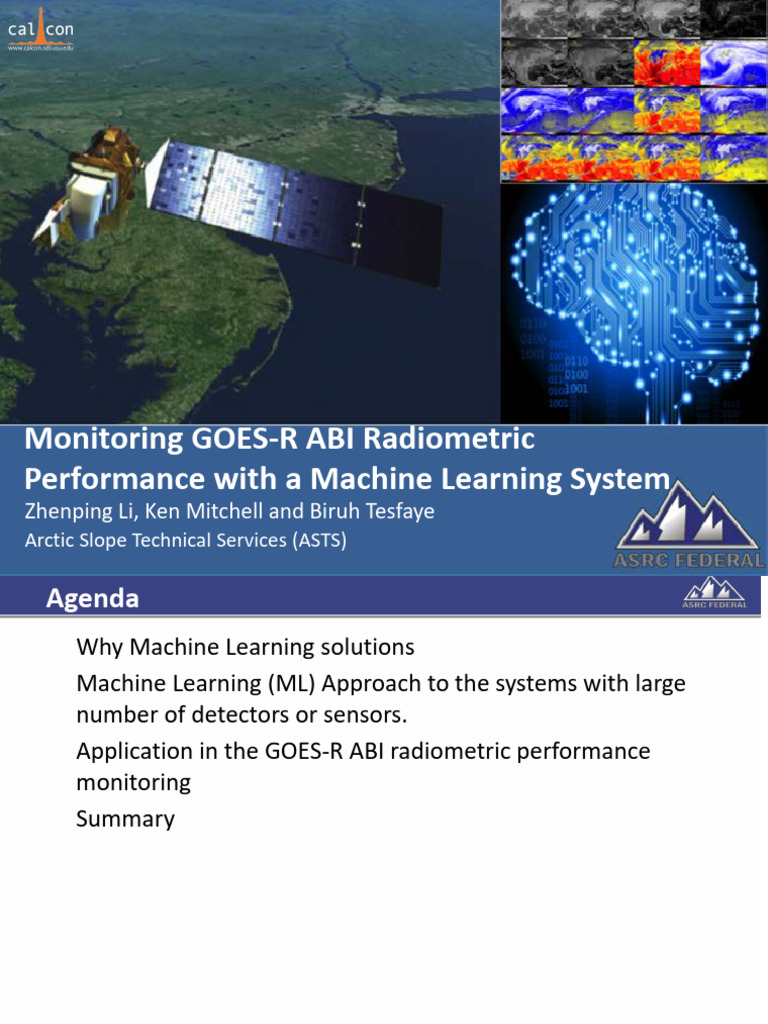 Monitoring GOES-R ABI Radiometric Performances with a Machine Lea | PDF ...