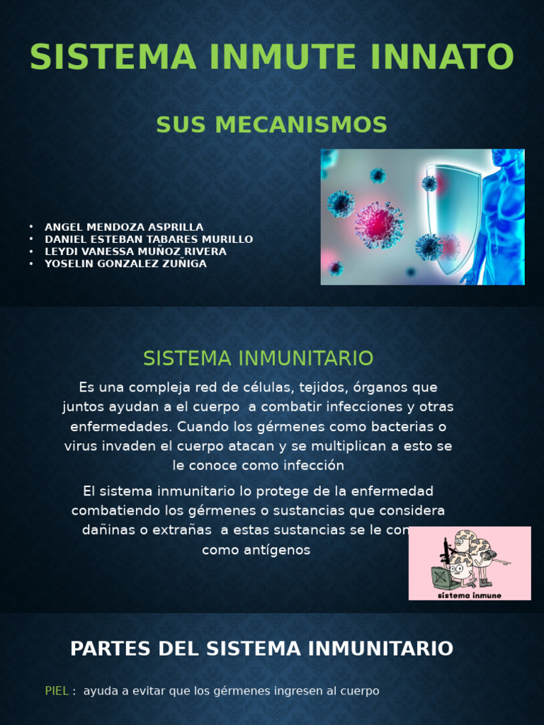 Sistema Inmunitario (Autosaved) | PDF | Sistema inmune | Sistema inmune innato